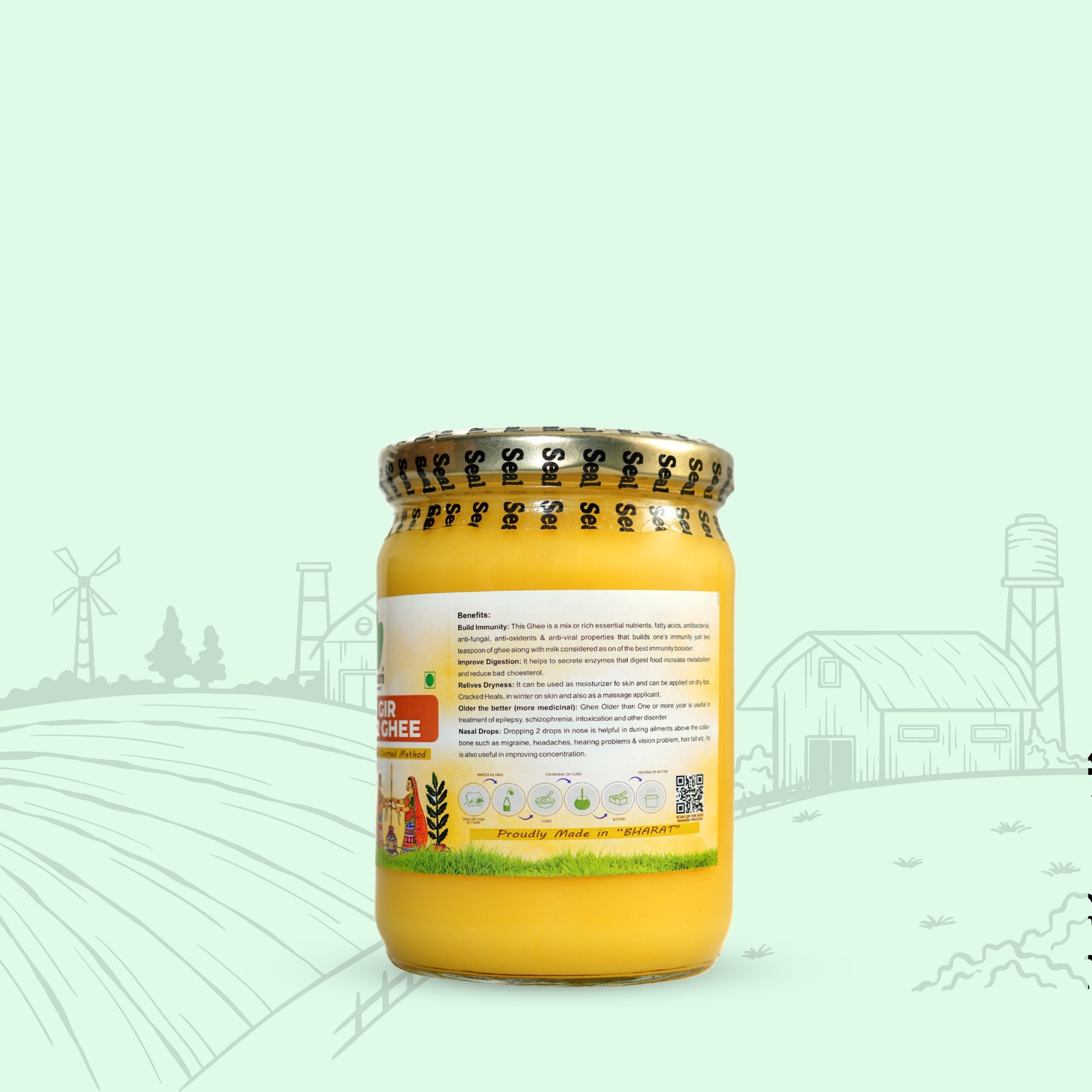 A2 Vedic Gir Cow Ghee – Organicbite